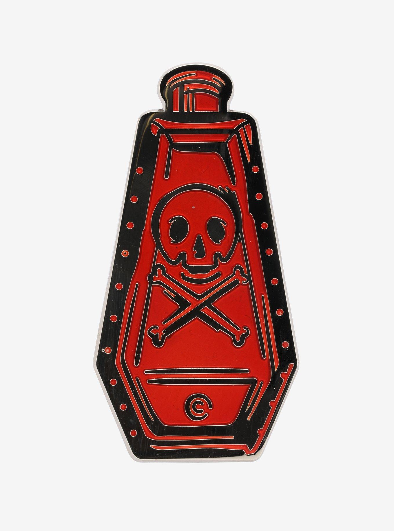 Red Poison Bottle Enamel Pin | BoxLunch