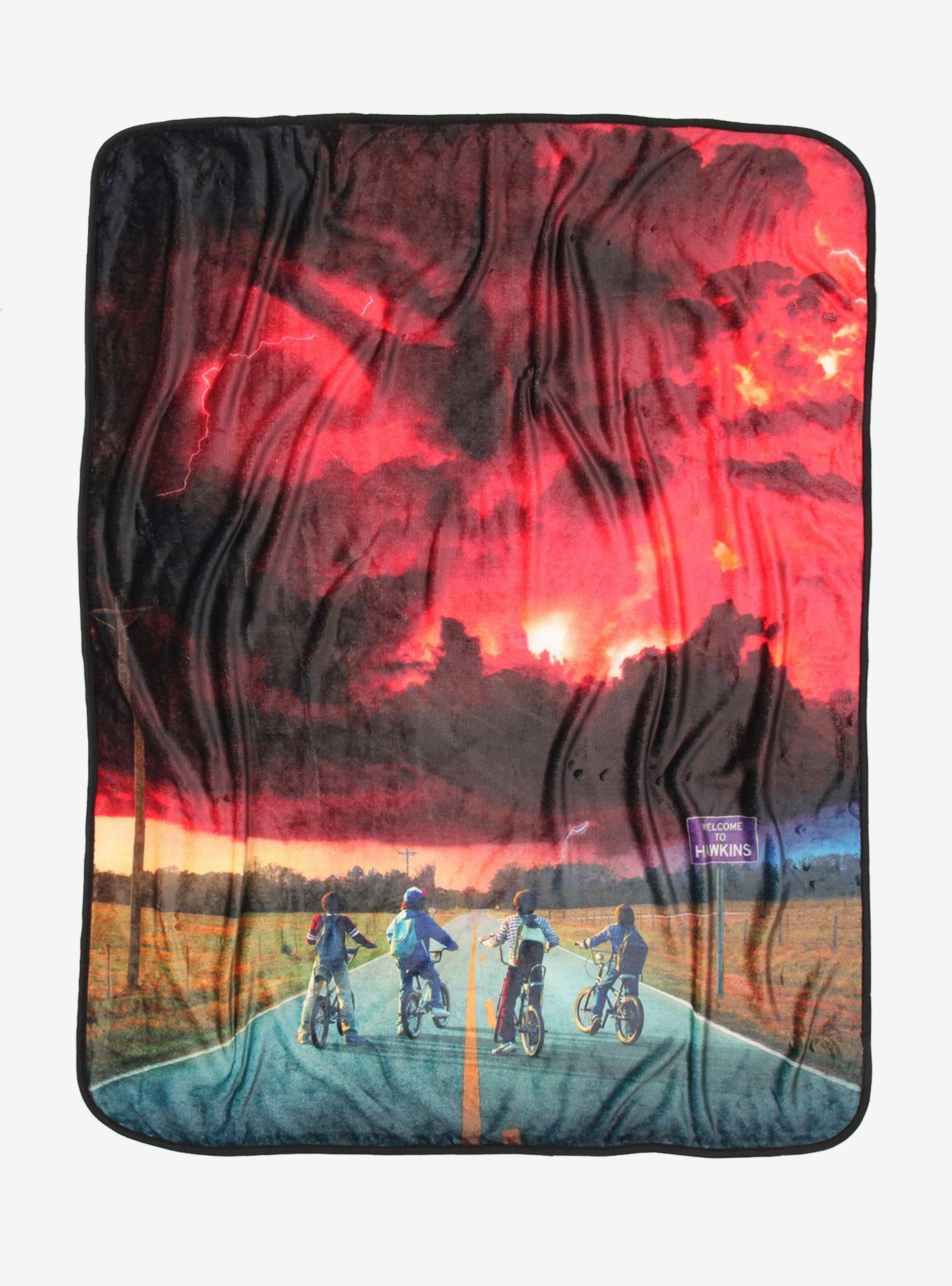 Stranger Things Lightning Throw Blanket | BoxLunch