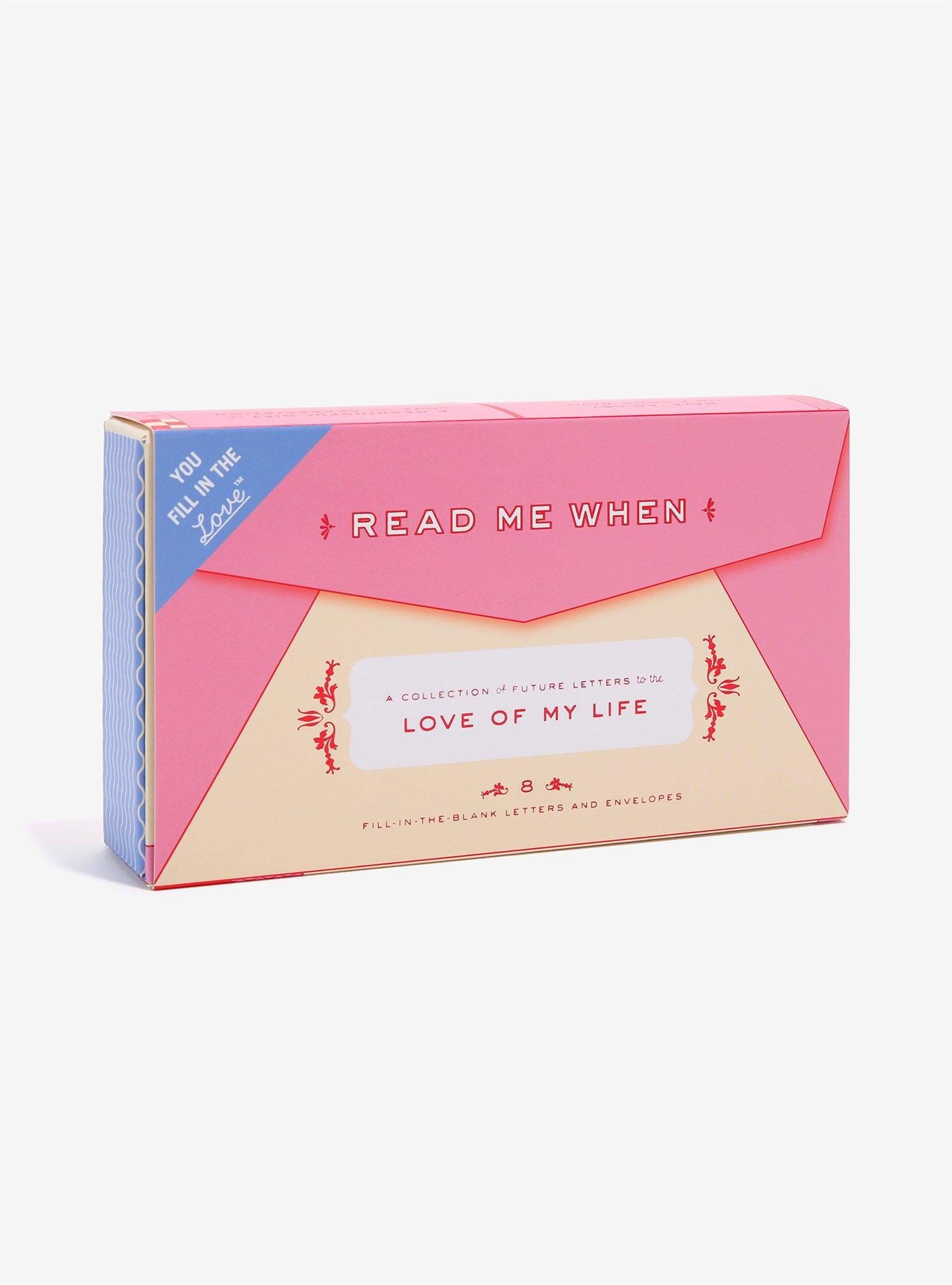 Read Me When Letters For The Love Of Your Life | BoxLunch