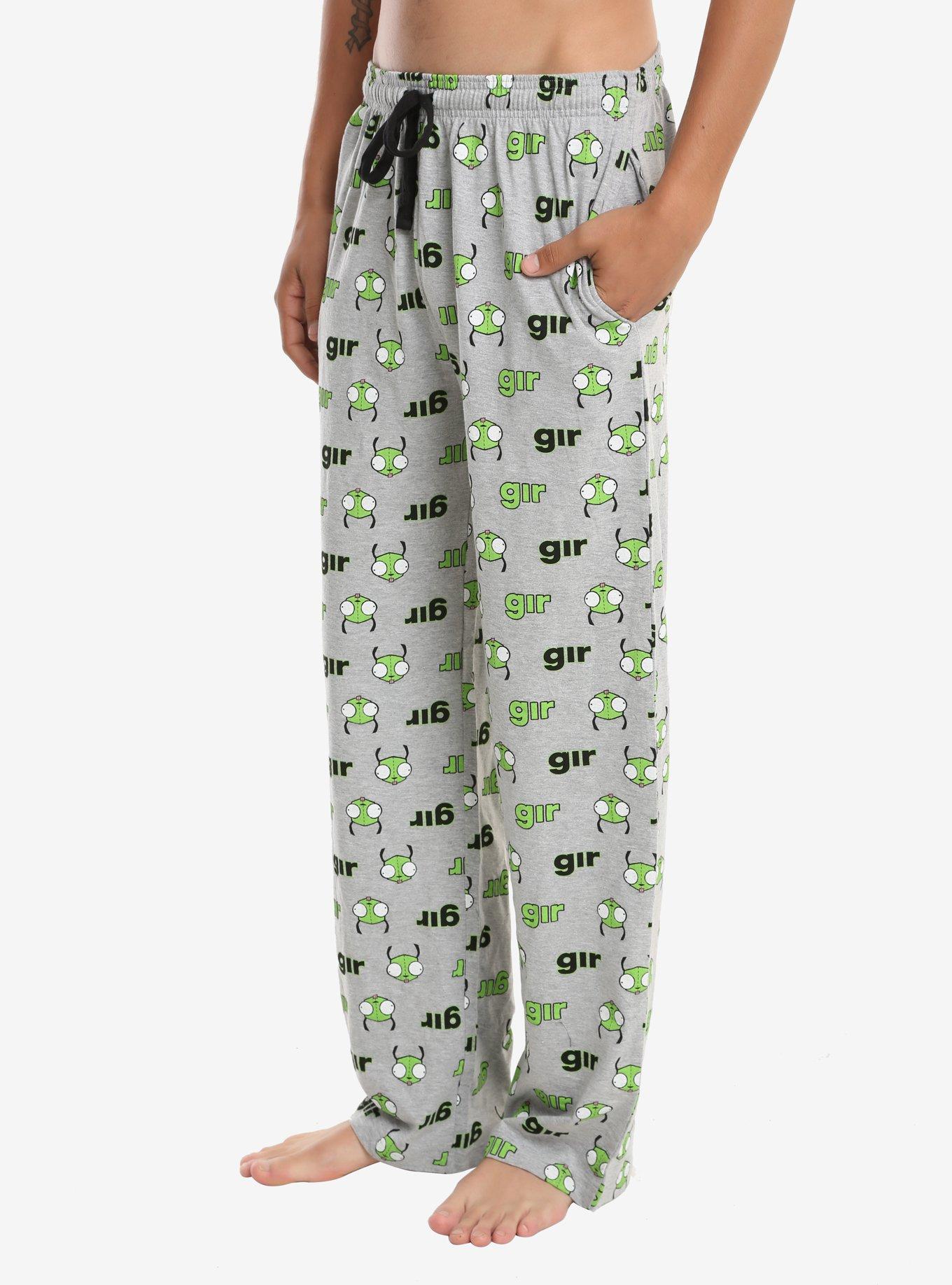 Invader Zim Gir Print Guys Pajama Pants Hot Topic
