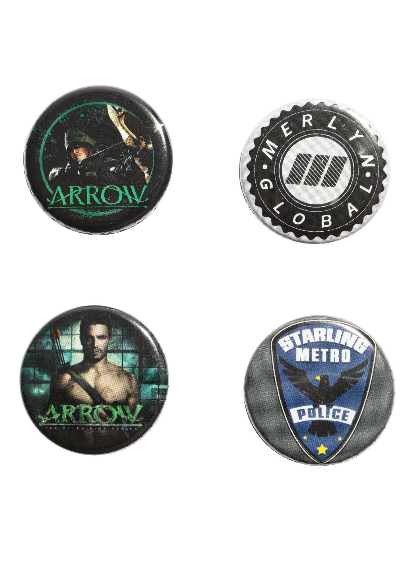 DC Comics Arrow Pin Set | Hot Topic