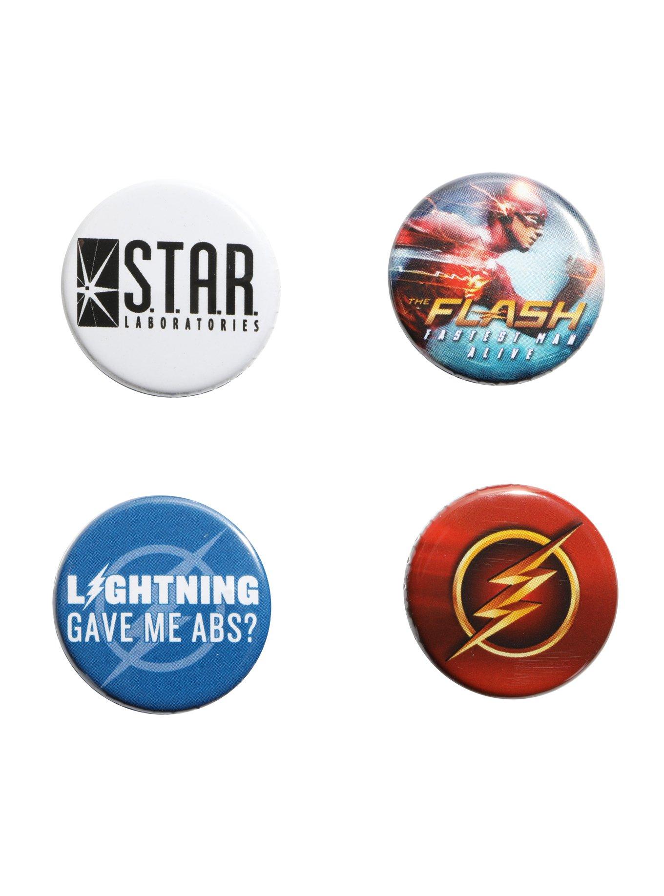 DC Comics The Flash Pin Set | Hot Topic