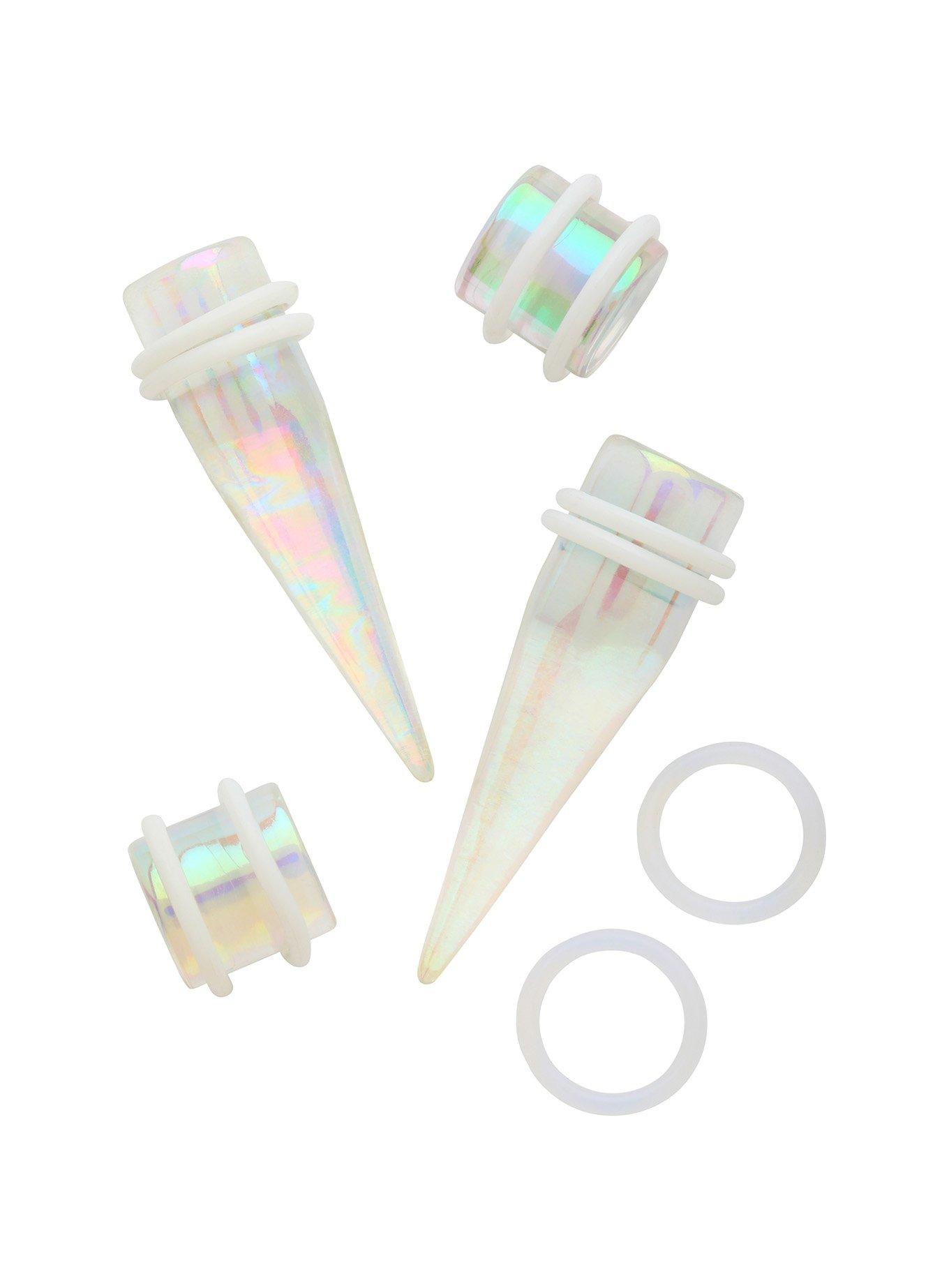 Pastel Rainbow Taper & Plug 4 Pack | Hot Topic