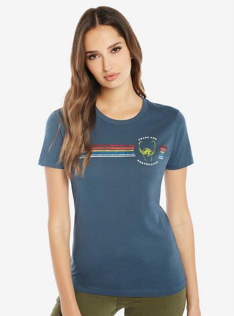 Marvel Thor Rainbow Loki Womens Tee | BoxLunch