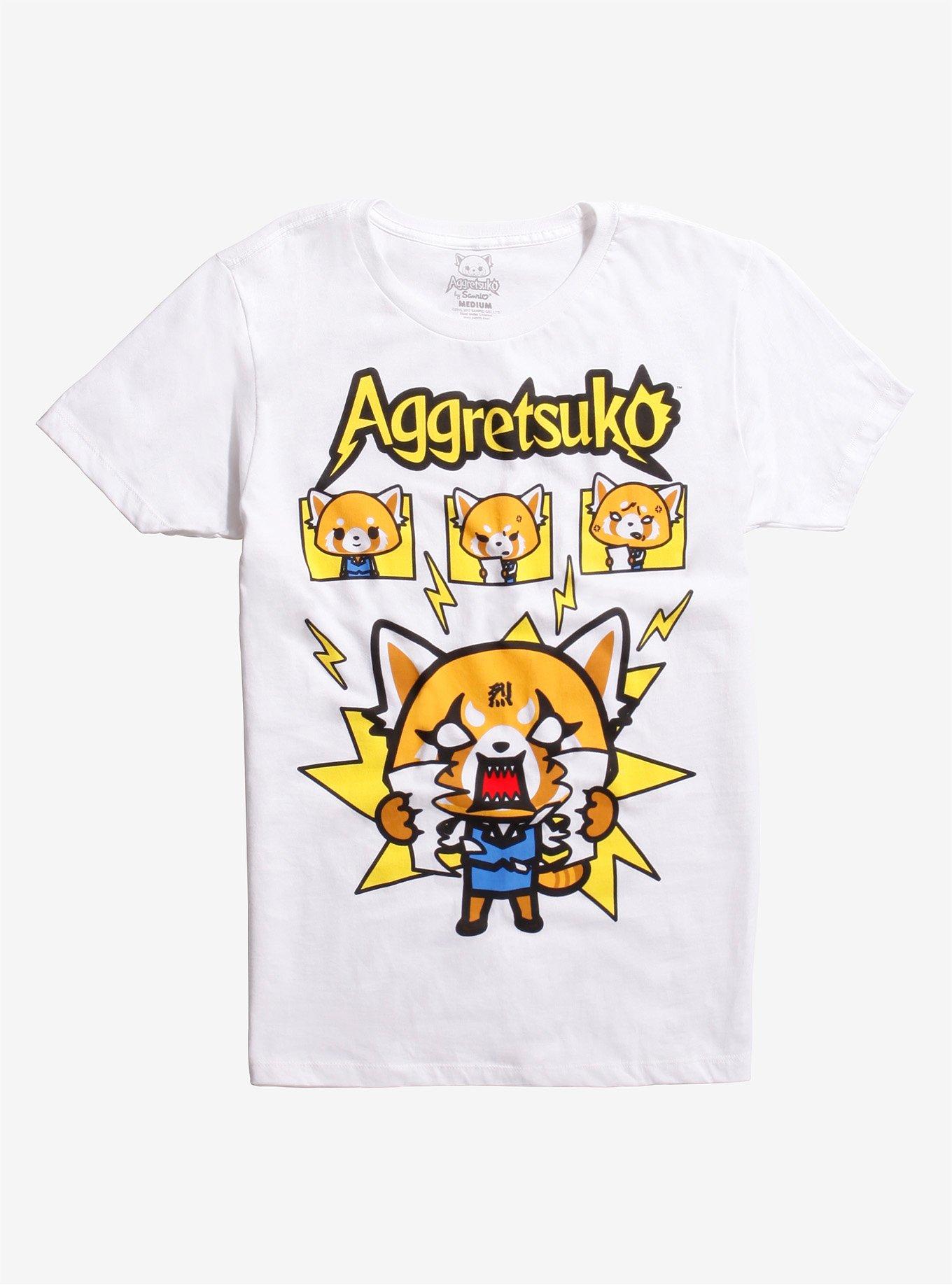 Aggretsuko Stages Of Rage T-Shirt