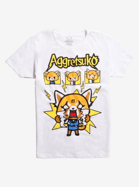 Aggretsuko Stages Of Rage T-Shirt | Hot Topic