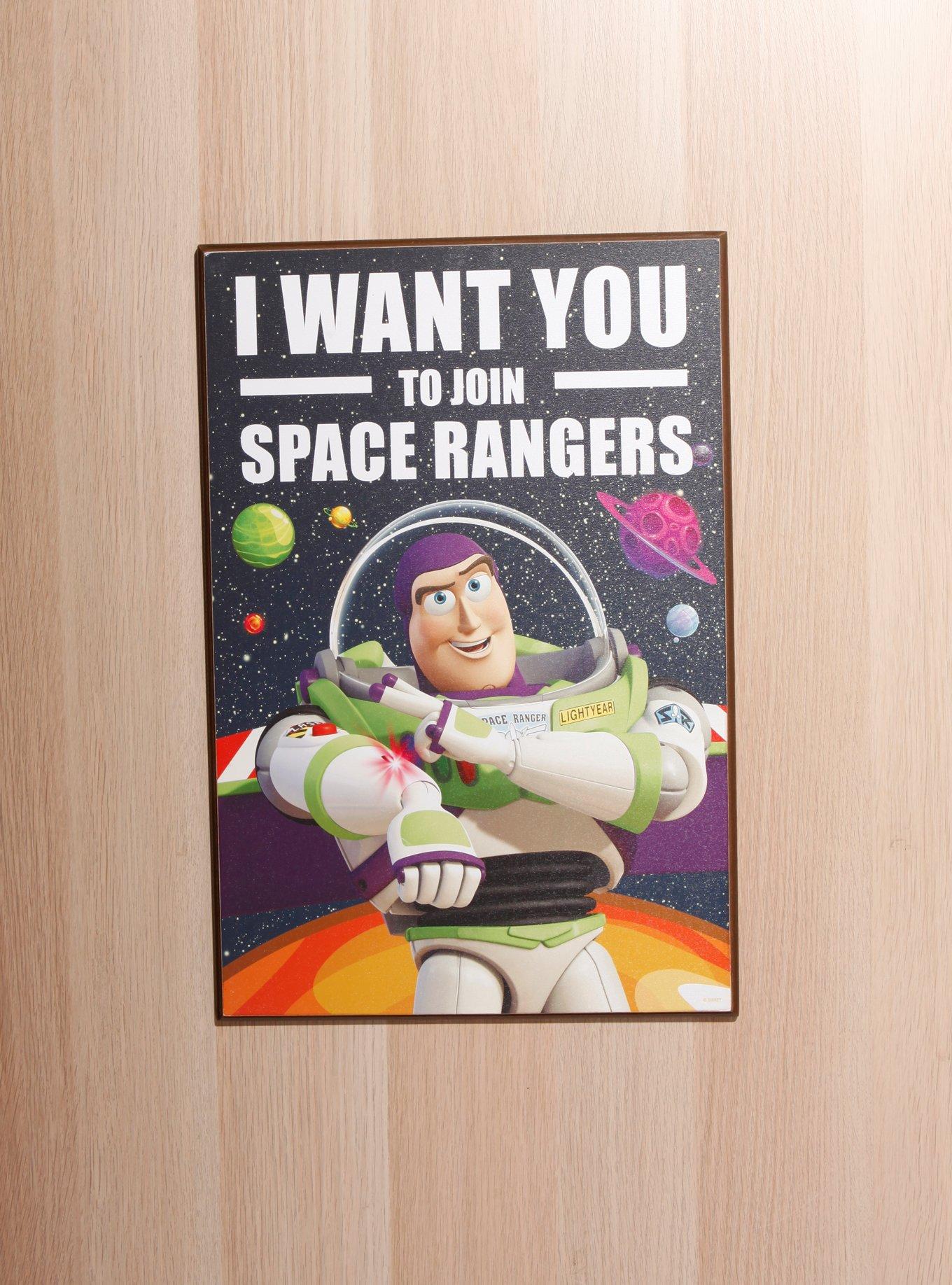 Disney Pixar Toy Story Buzz Wants You Wood Wall Art | Hot Topic