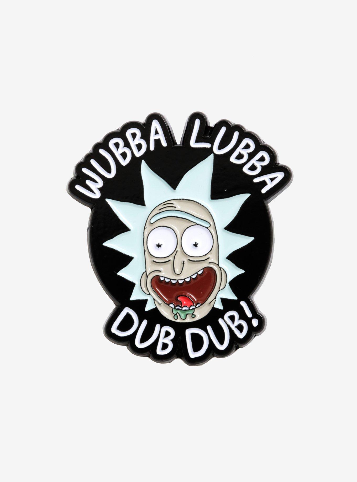 Rick And Morty Wubba Lubba Dub Dub Enamel Pin | BoxLunch