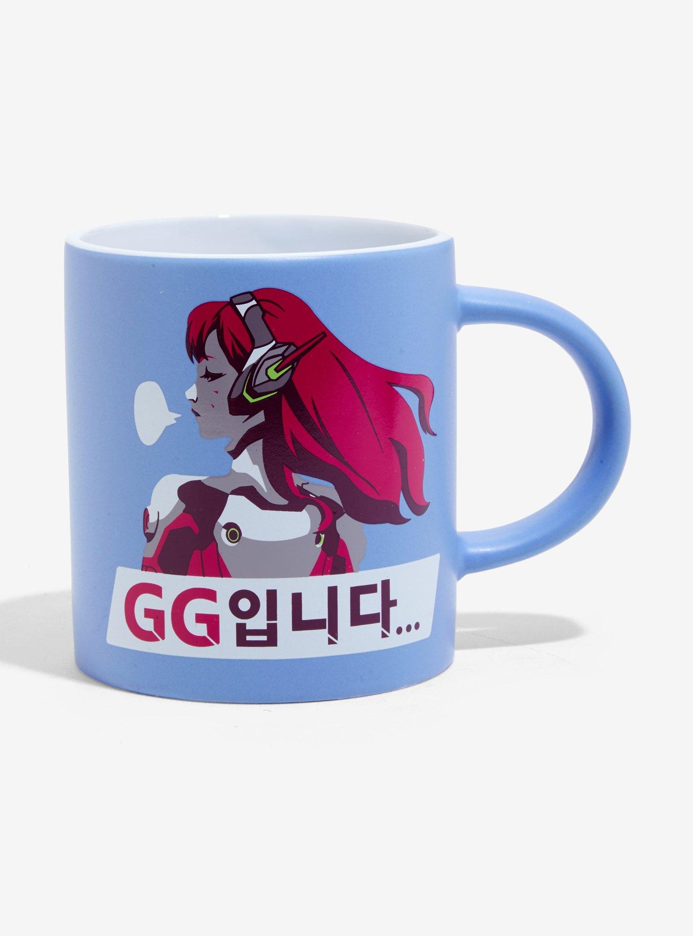 Overwatch D.Va GG Spray Ceramic Mug | Hot Topic