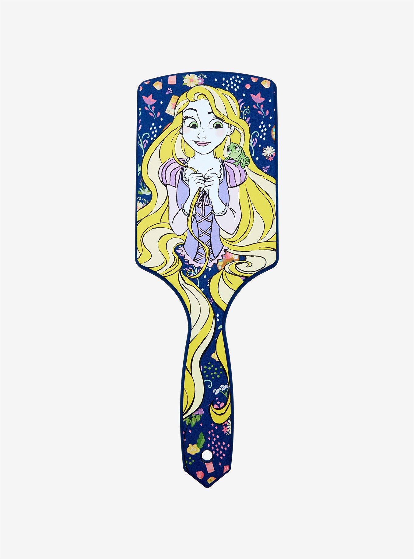 Disney Tangled Rapunzel Floral Hair Brush | Hot Topic