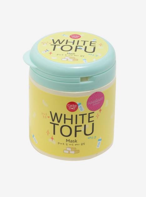 White Tofu Face Mask | Hot Topic