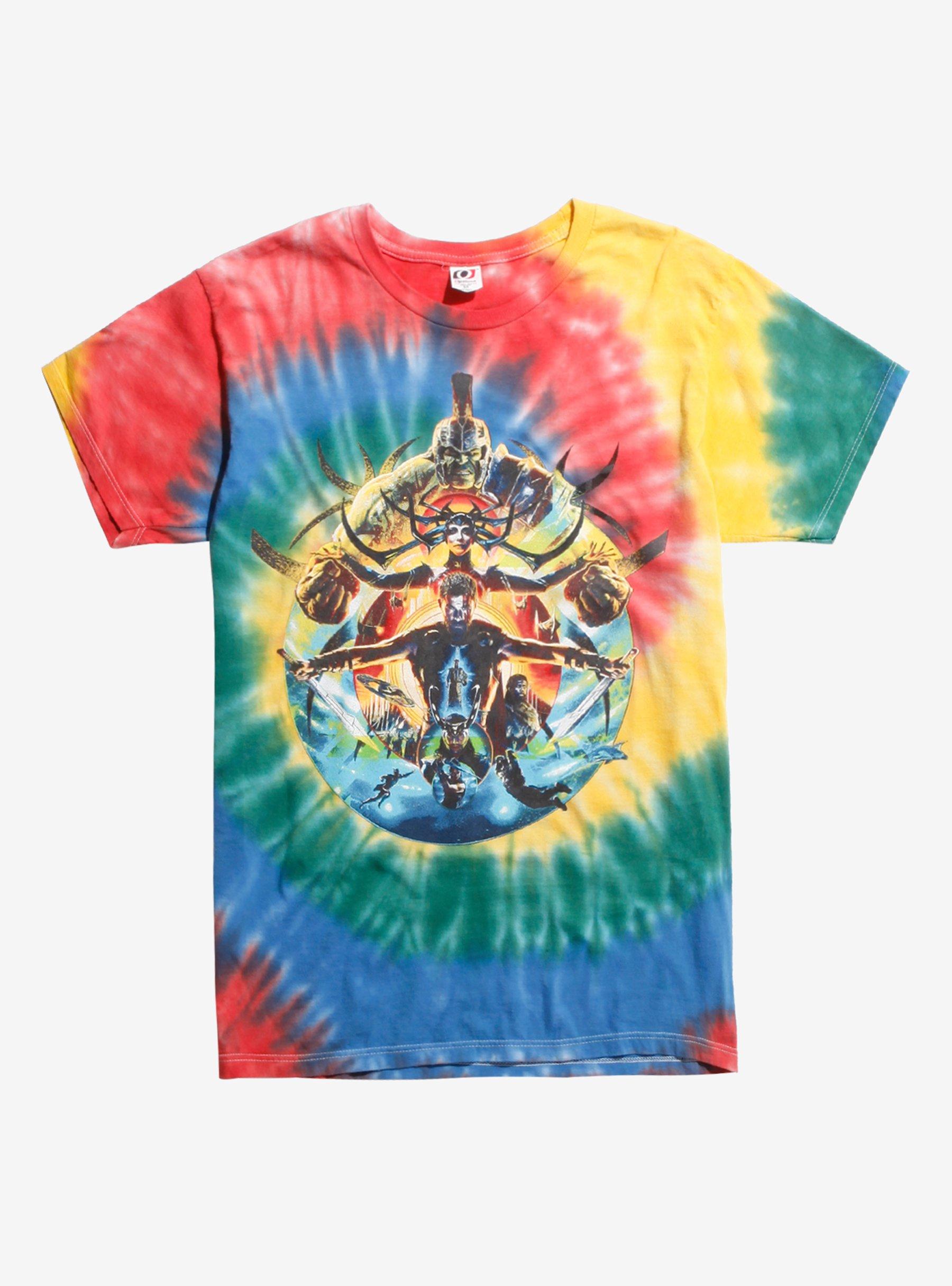 Marvel Thor: Ragnarok Poster Tie Dye T-Shirt | Hot Topic