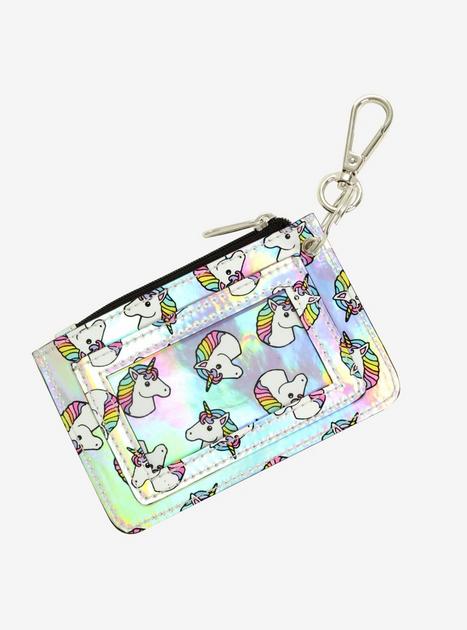 Iridescent Unicorn ID Wallet | Hot Topic