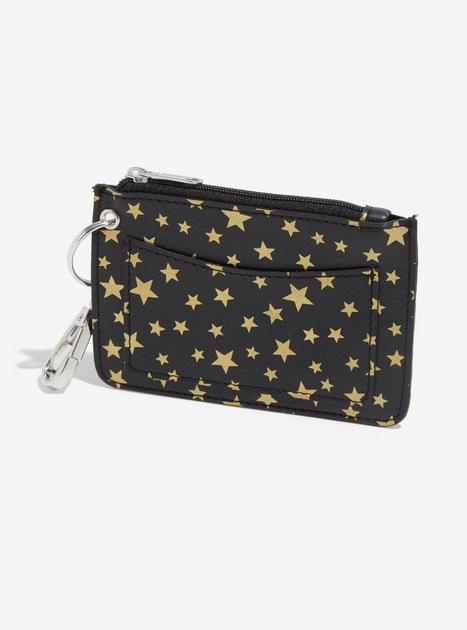 Black & Gold Star ID Card Wallet | Hot Topic