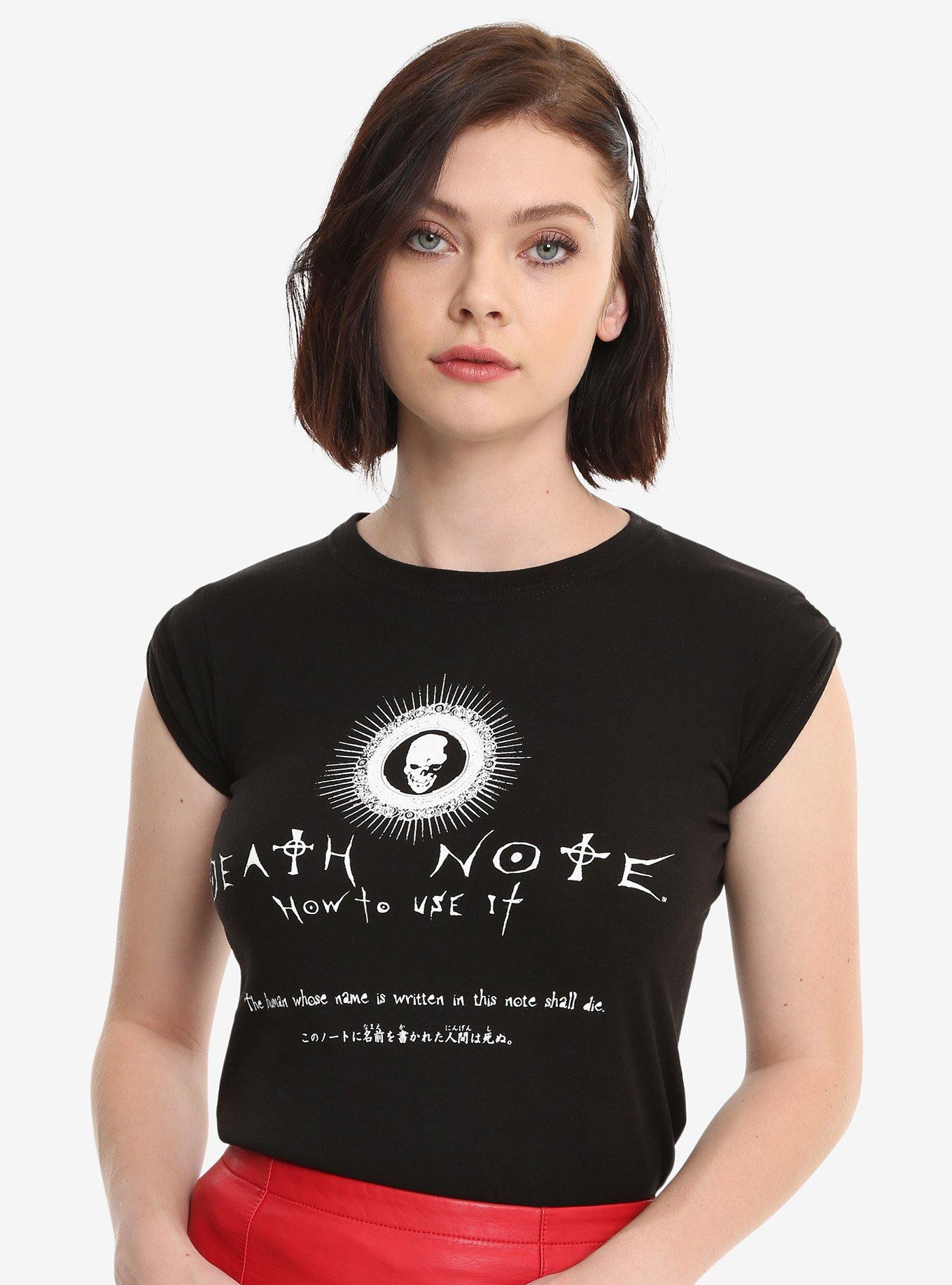 Death Note How To Use Girls T-Shirt | Hot Topic