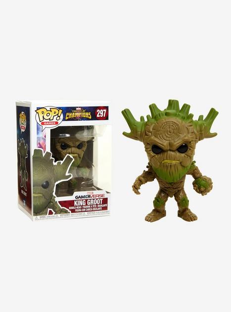 Funko Marvel Contest Of Champions Pop! Games King Groot Vinyl Bobble ...