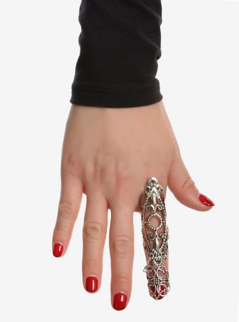 Blackheart Filigree Full Finger Armor | Hot Topic