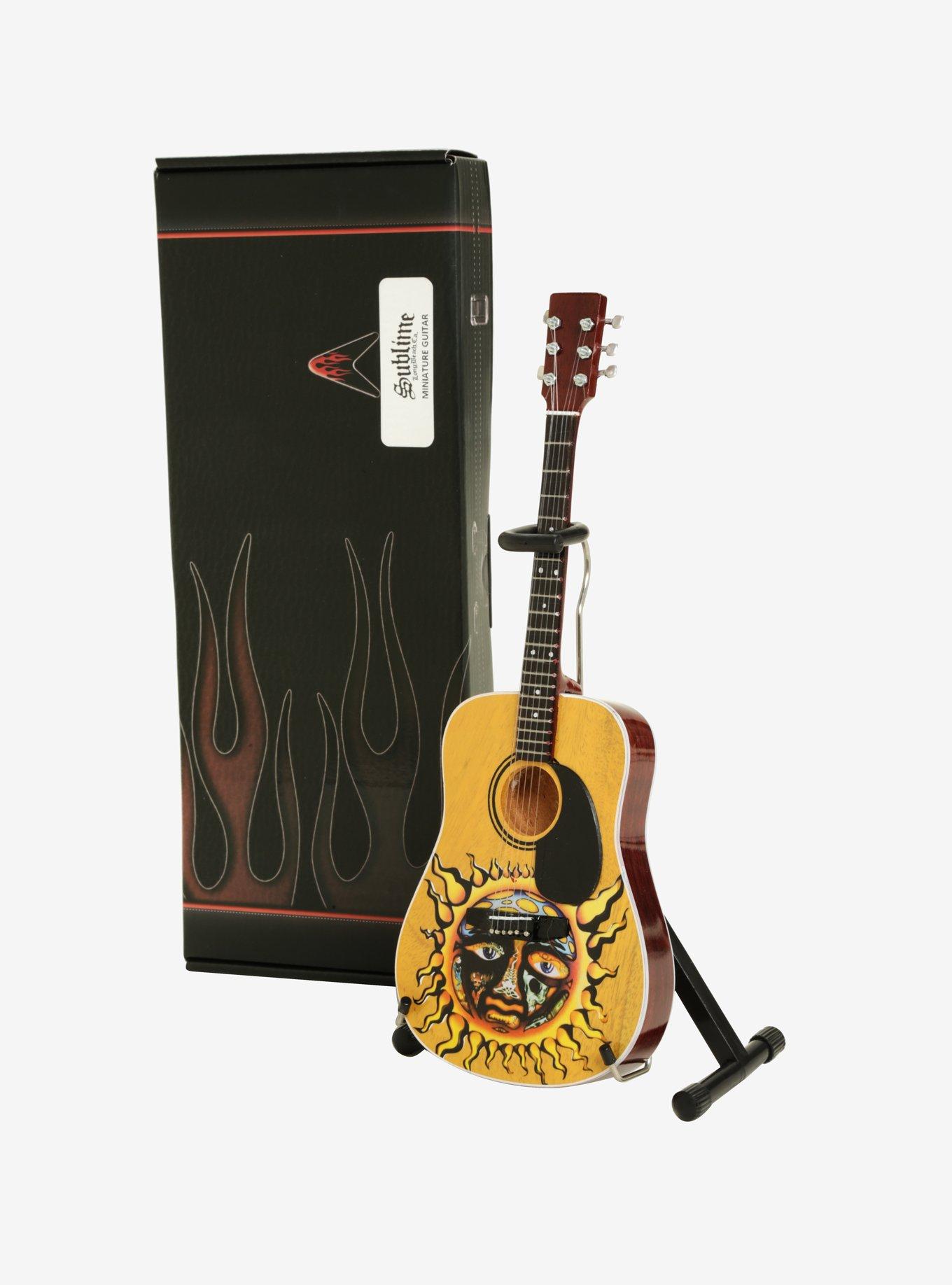 Sublime Large Sun Logo Natural Finish Acoustic Mini Guitar Model | Hot ...