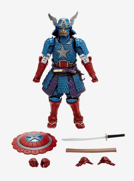 Bandai Tamashii Nations Marvel Captain America Samurai Action Figure ...