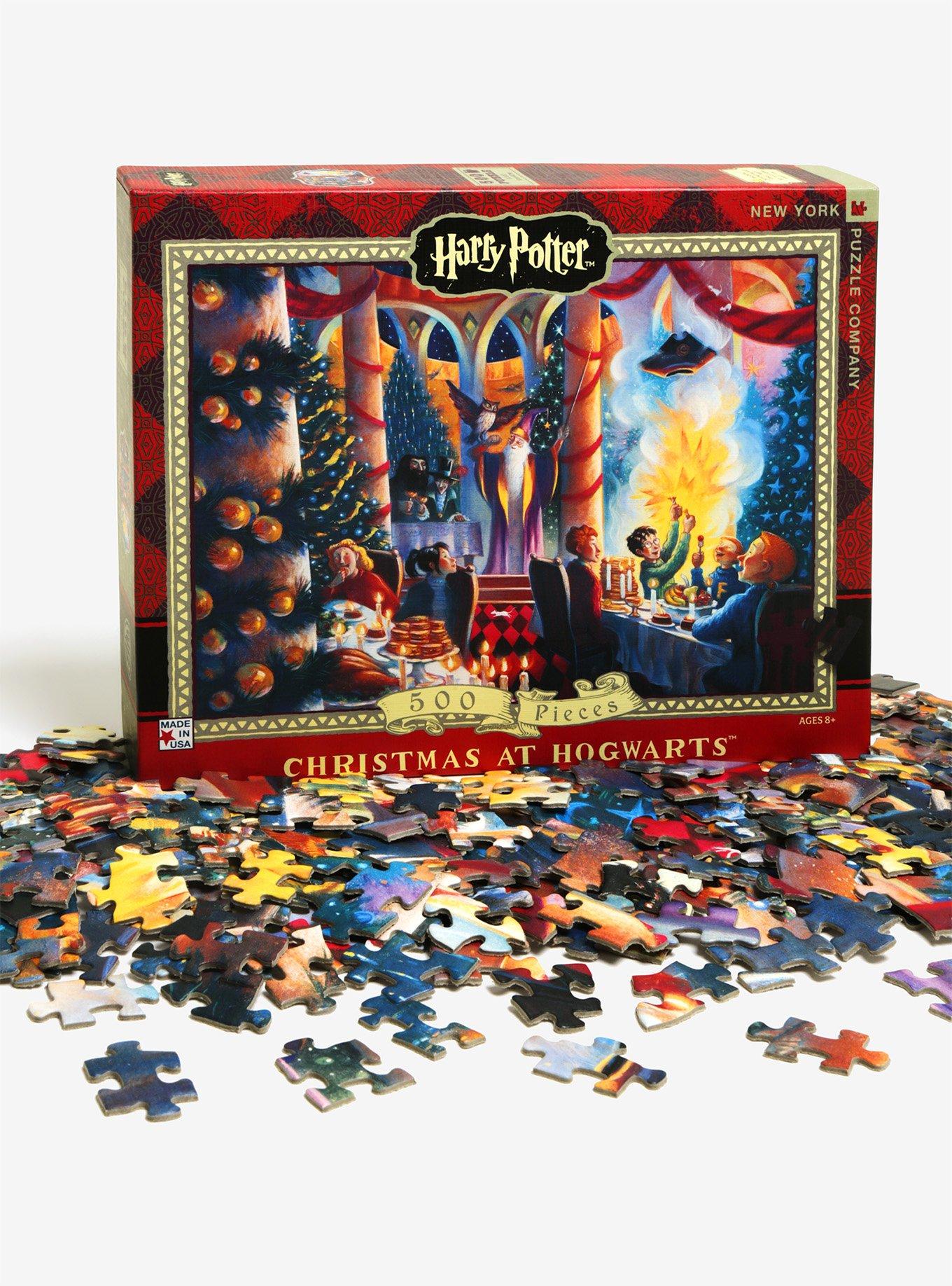 Harry Potter Christmas At Hogwarts Puzzle | BoxLunch