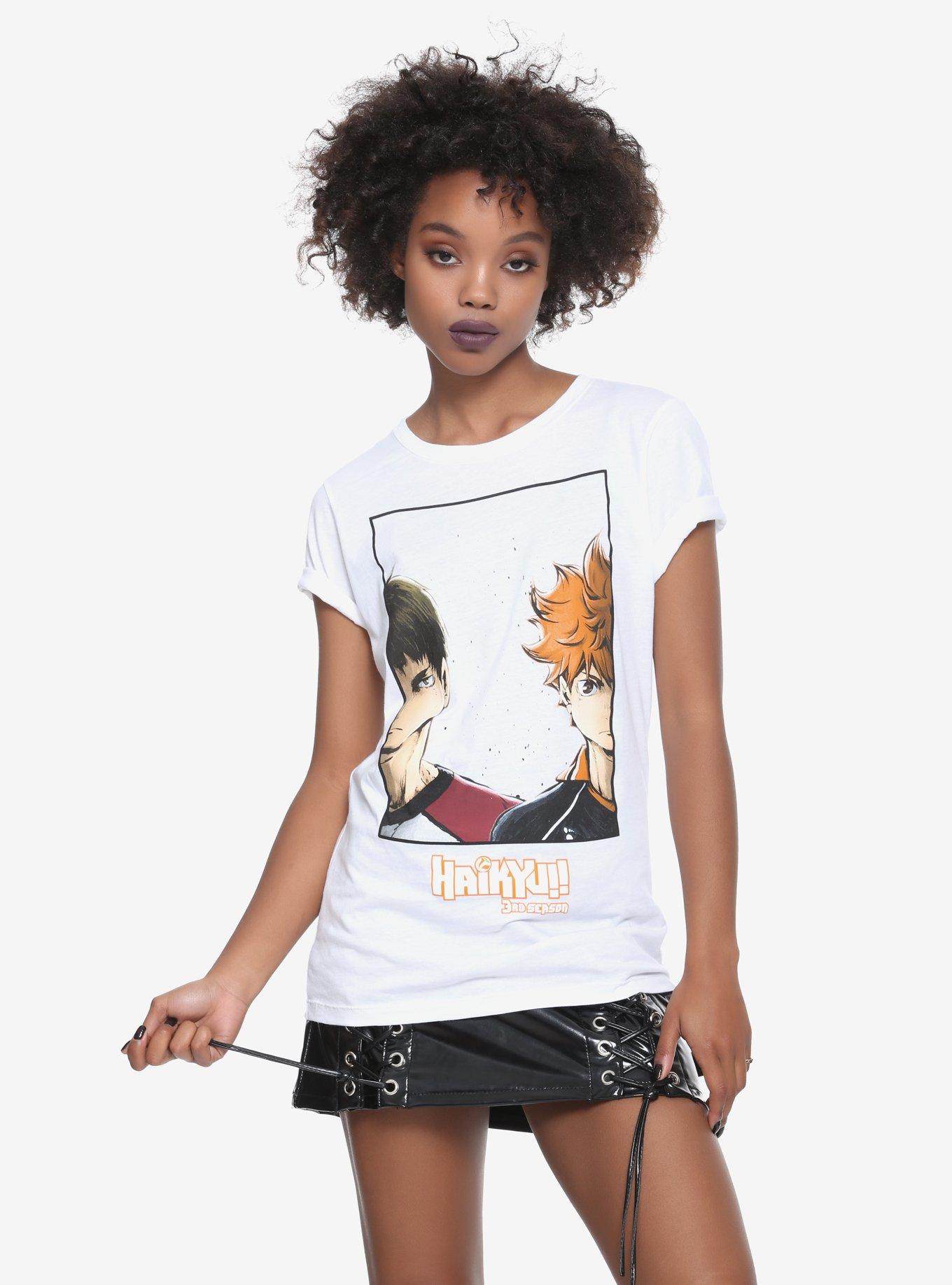 Haikyu!! Shoyo & Wakatoshi Girls T-Shirt | Hot Topic