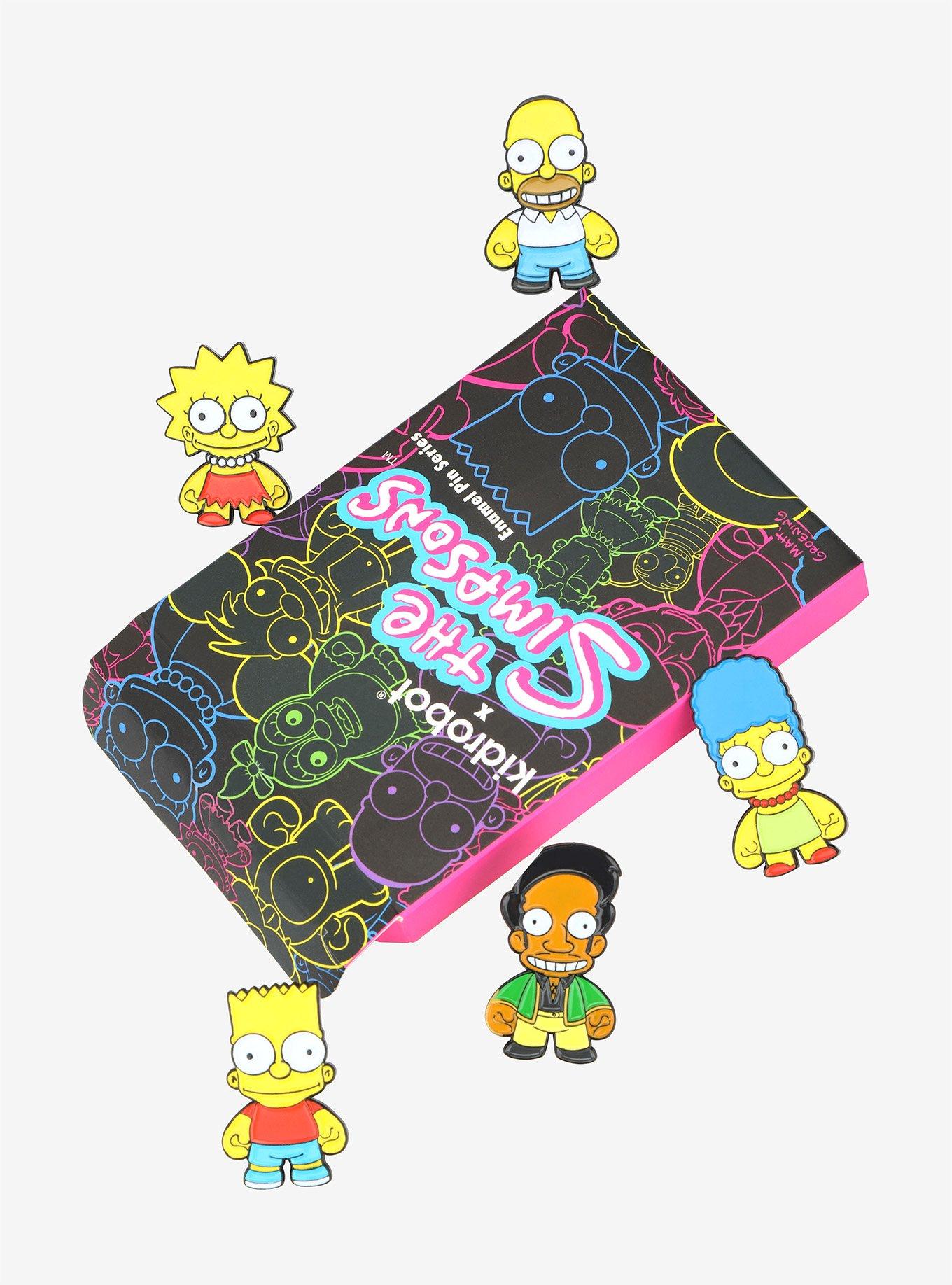 Kidrobot X The Simpsons Blind Box Enamel Pin | Hot Topic