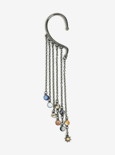 Blackheart Solar System Dangle Ear Cuff | Hot Topic