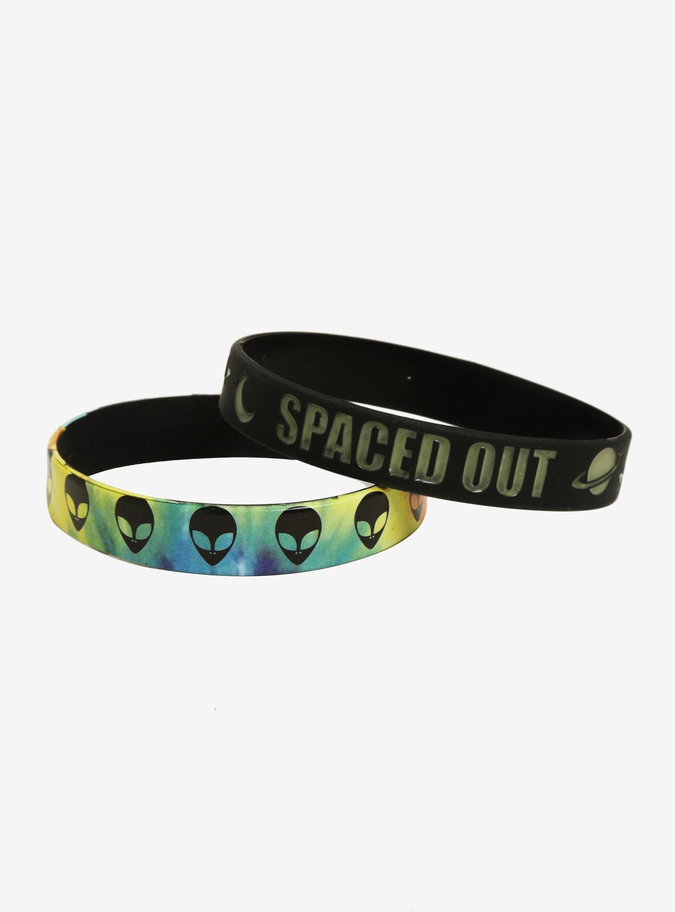 Spaced Out Alien Rubber Bracelet Set | Hot Topic