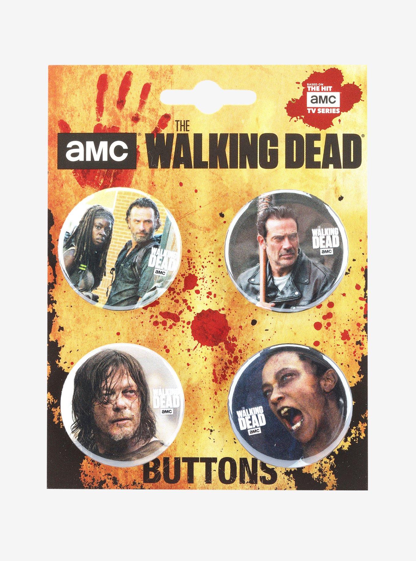 The Walking Dead Character Pin Set | Hot Topic