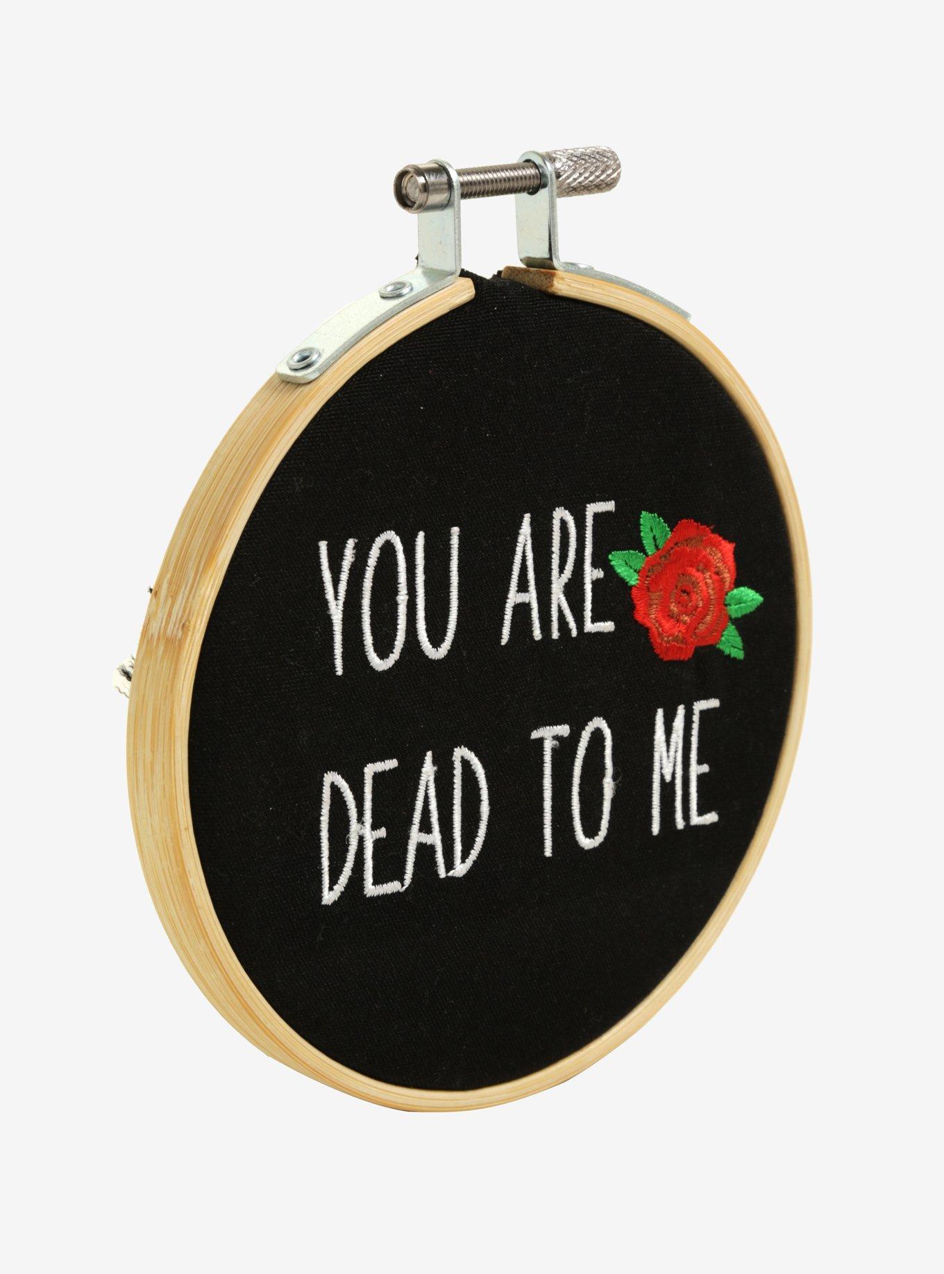 Dead To Me Cross Stitch | Hot Topic