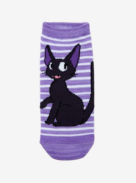 Studio Ghibli Kiki's Delivery Service Jiji Striped No-Show Socks | Hot ...