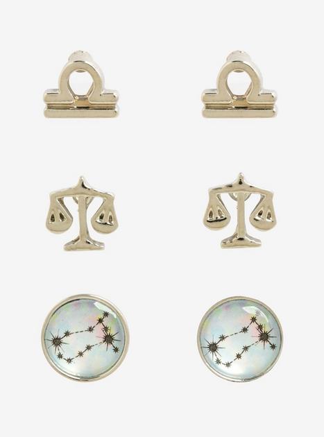 Libra Zodiac Earring Set | Hot Topic