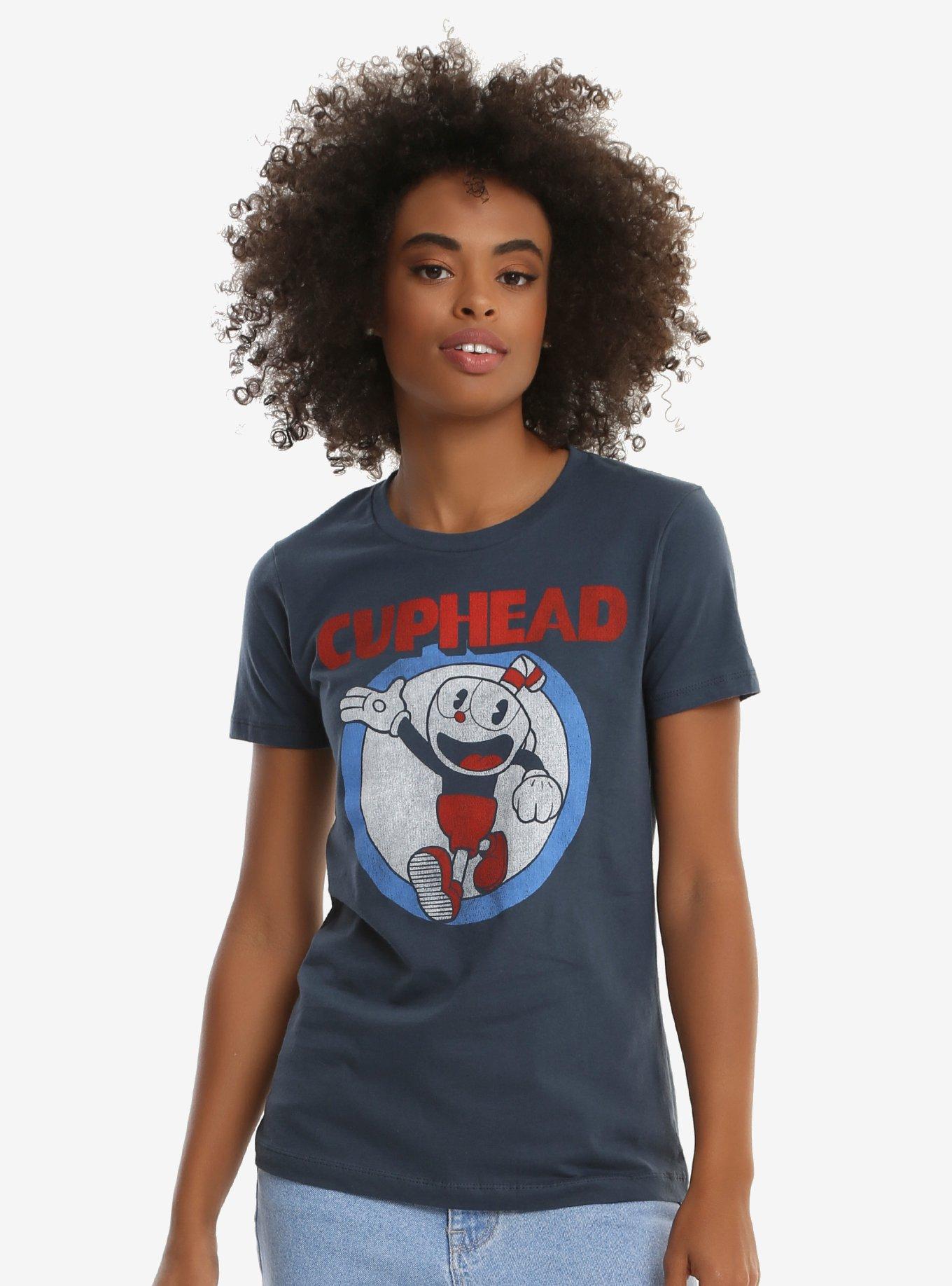 Cuphead Logo Womens Tee - BoxLunch Exclusive | BoxLunch