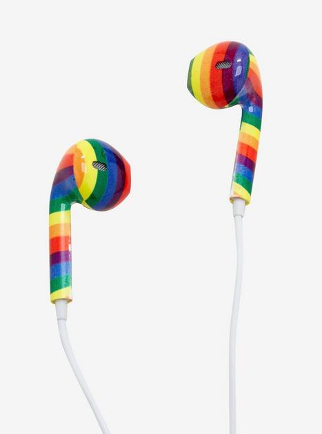 Rainbow Pride Earbuds | Hot Topic