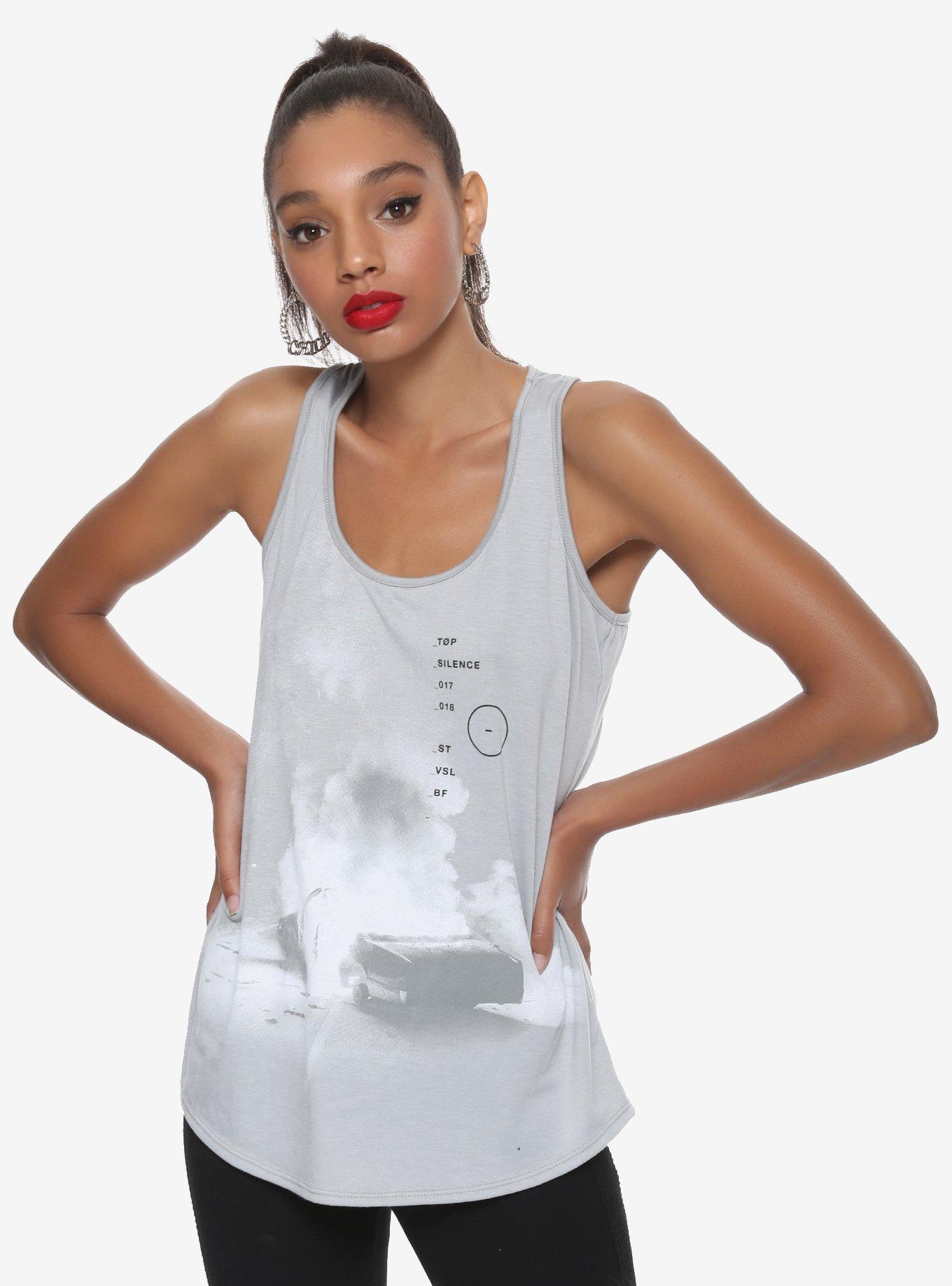 Twenty One Pilots Car Fire Girls Tank Top | Hot Topic