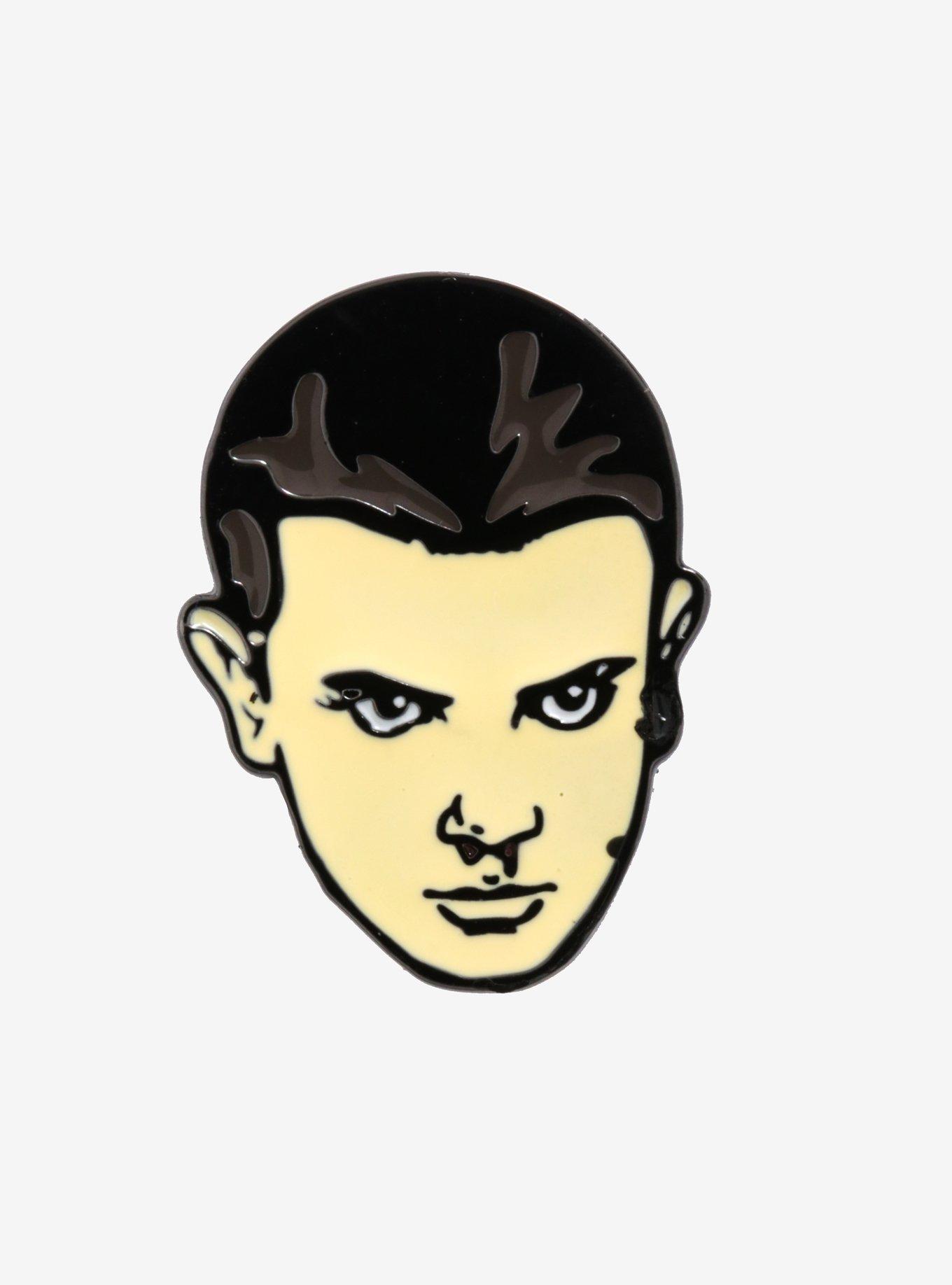 Stranger Things Eleven Face Enamel Pin | BoxLunch