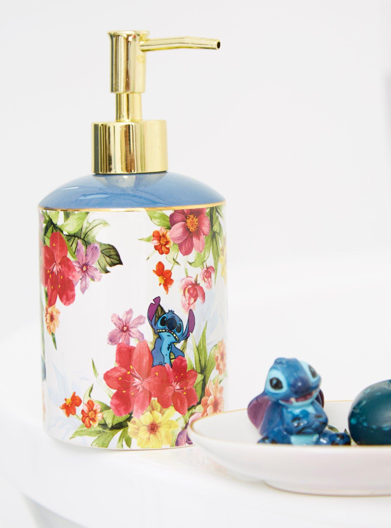 Disney Lilo & Stitch Floral Soap Pump | Hot Topic