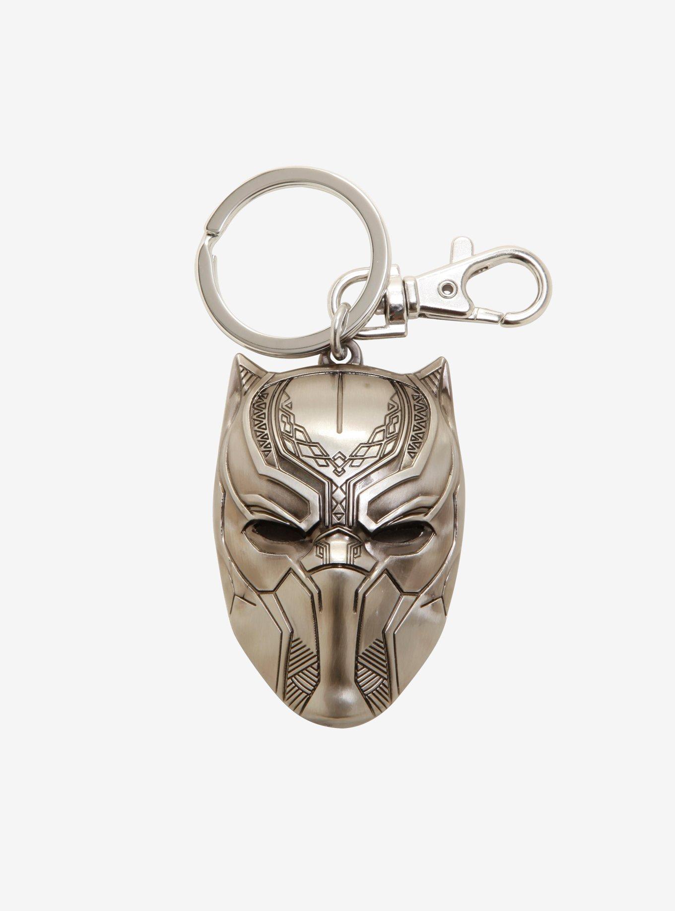 Marvel Black Panther Mask Key Chain | Hot Topic