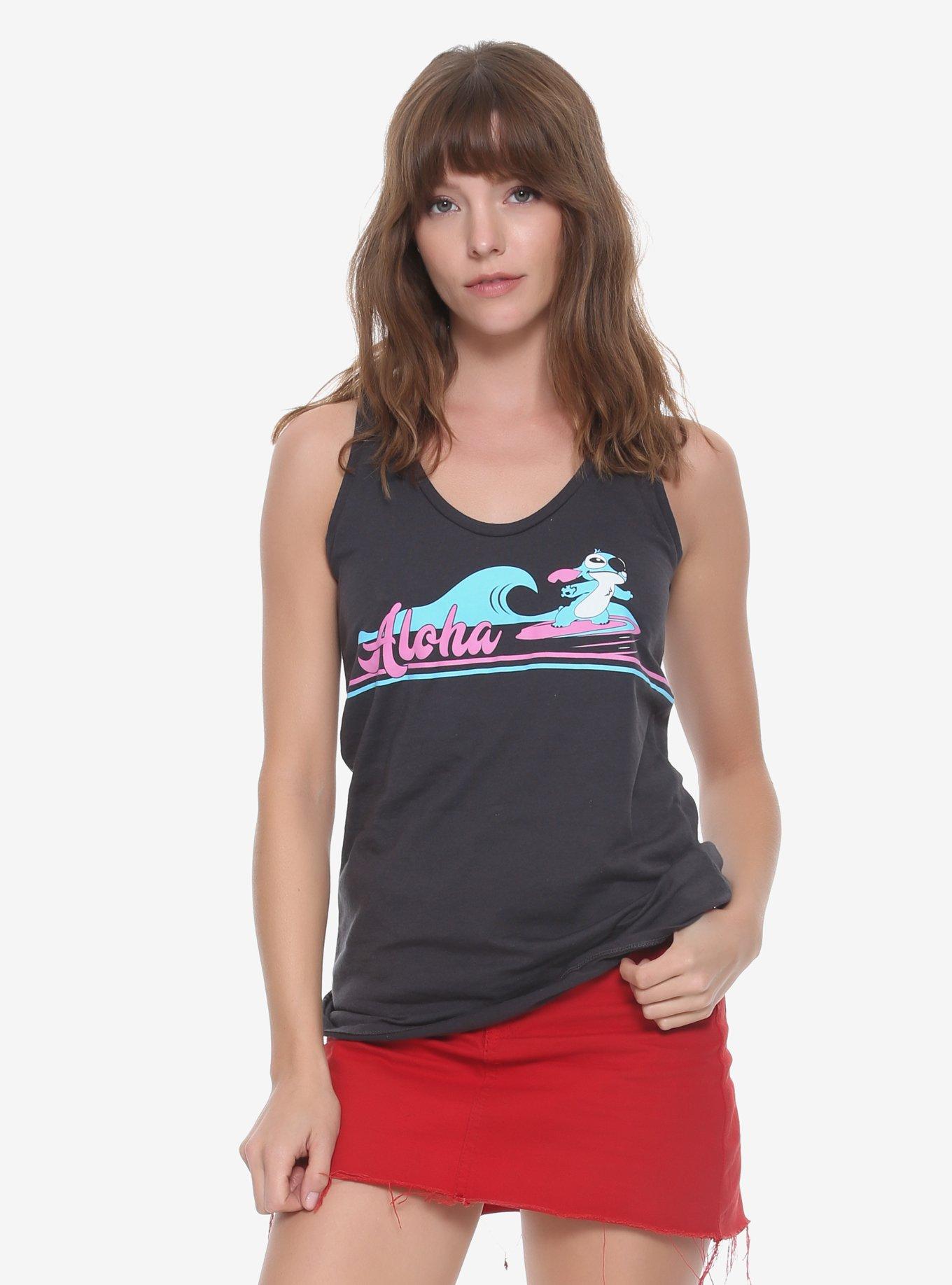 Disney Lilo & Stitch Wave Womens Tank Top - BoxLunch Exclusive | BoxLunch