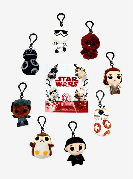 Funko Star Wars: The Last Jedi Mystery Minis Blind Bag Plush Key Chain ...
