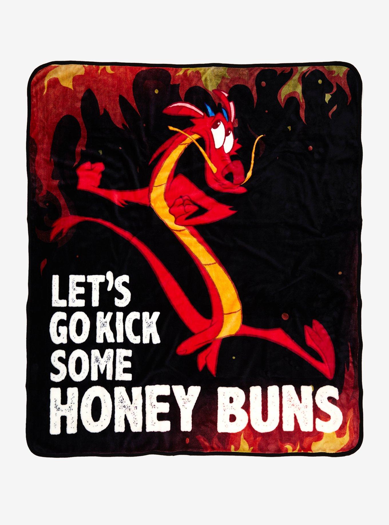 Disney Mulan Mushu Honey Buns Throw Blanket | Hot Topic