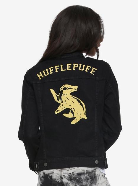 Harry Potter Hufflepuff Girls Denim Jacket | Hot Topic
