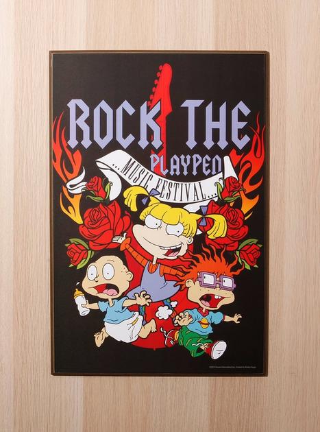 Rugrats Rock The Playpen Wood Wall Art | Hot Topic