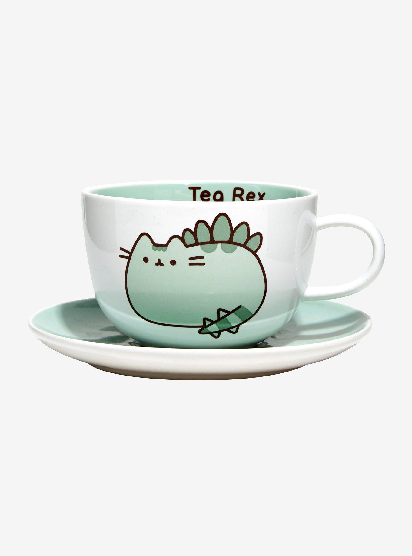 Pusheen Tea-Rex Mug & Saucer | BoxLunch