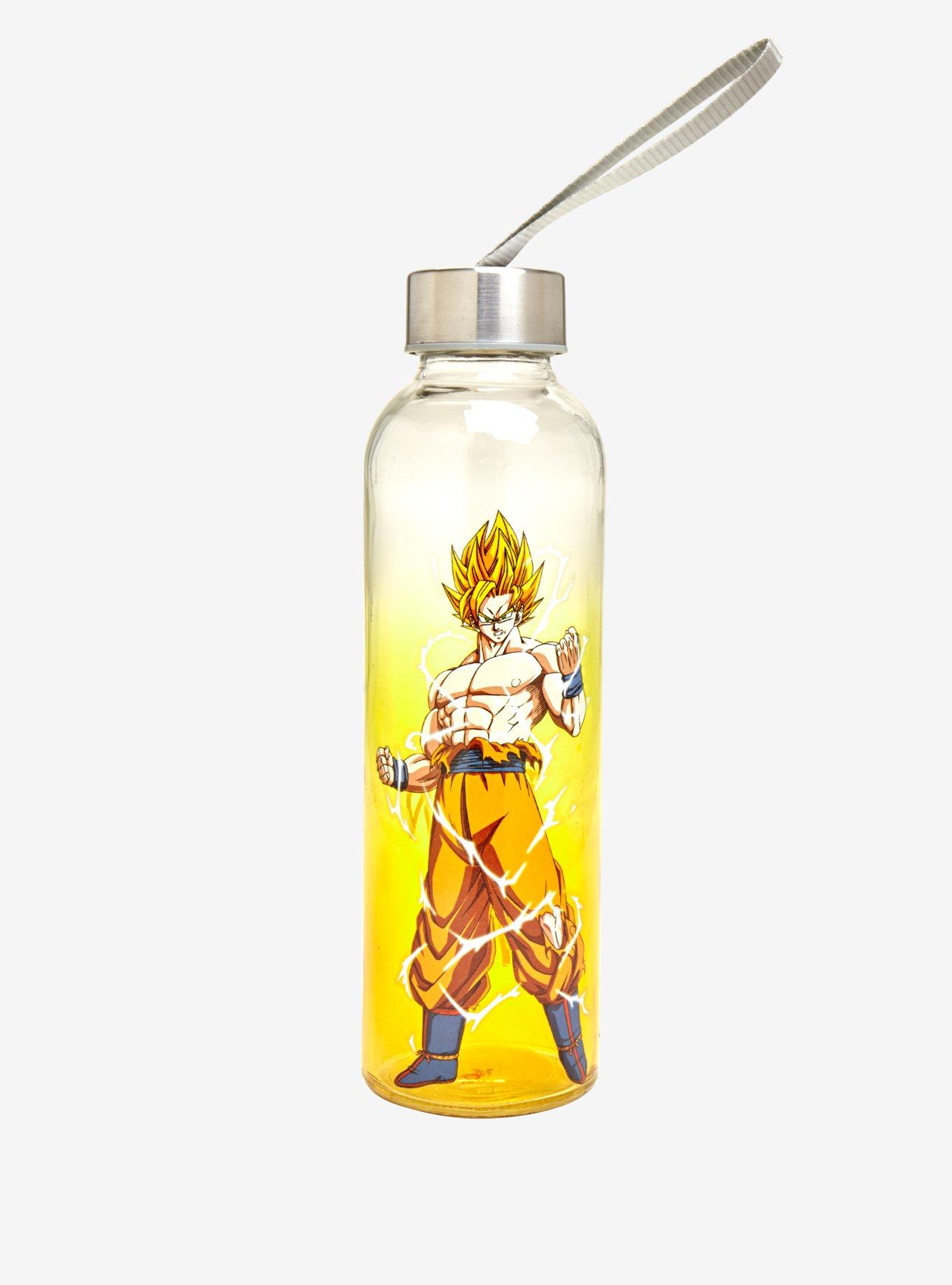 Dragon Ball Z Train To Win Glass Water Bottle | Hot Topic