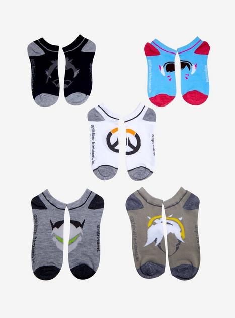 Overwatch No Face No-Show Socks 5 Pair | Hot Topic