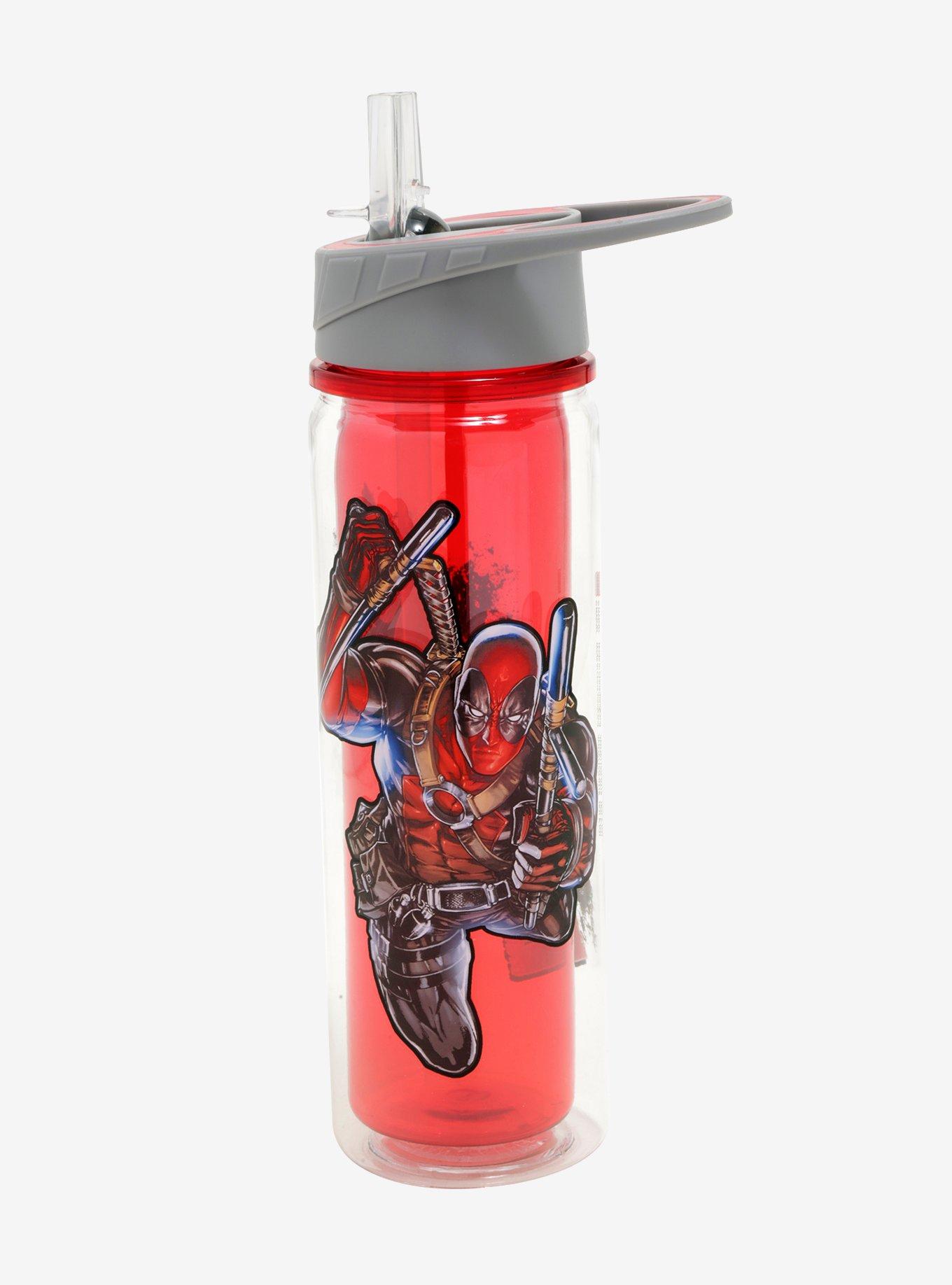 Marvel Deadpool Action Water Bottle | Hot Topic