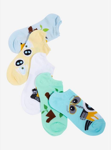 Disney Pixar WALL-E No-Show Socks 5 Pair | BoxLunch