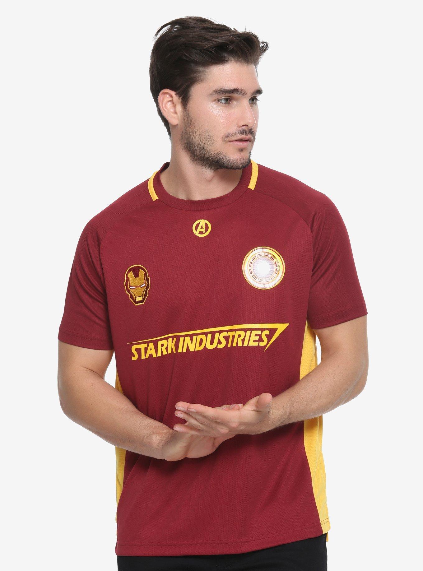 Marvel Avengers: Infinity War Iron Man Club Jersey - BoxLunch Exclusive ...