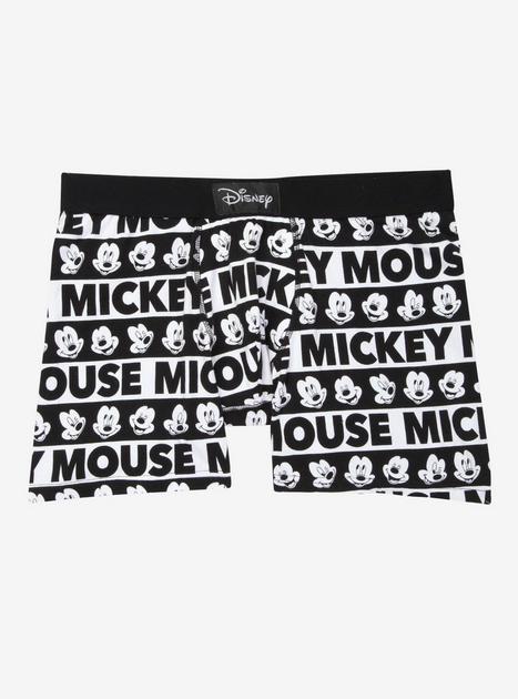 Disney Mickey Mouse Black & White Boxer Briefs | Hot Topic